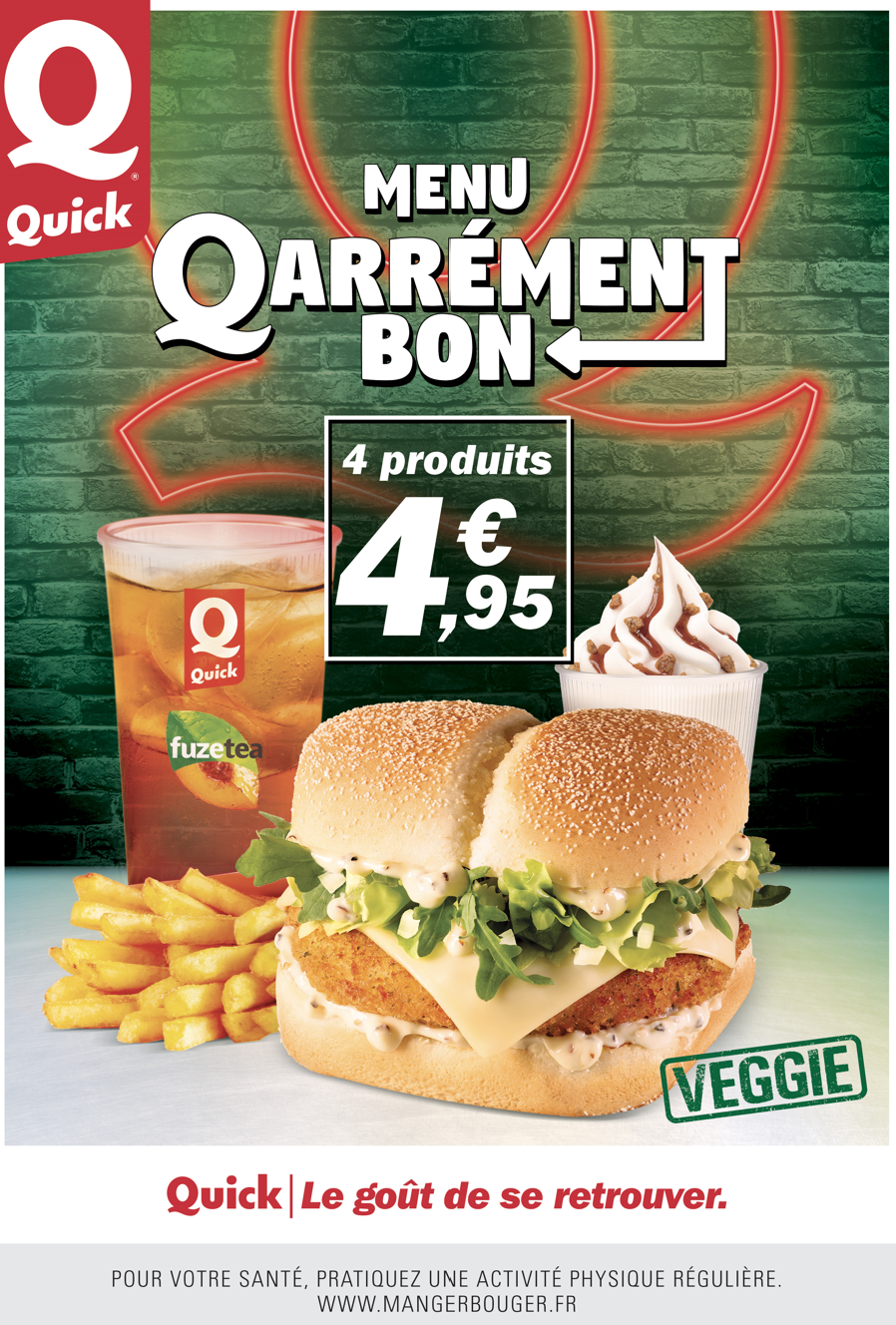 Les dessous du menu Quick à 4,95